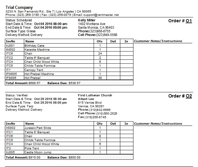 Quick Tour - RentMaster